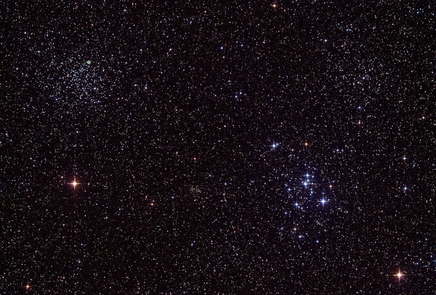 M 46 und NGC 2438 - www.Astronomie.de
